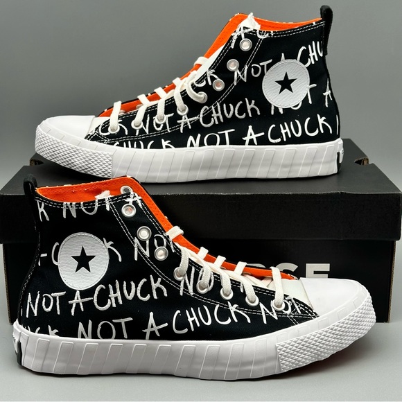 Converse | Shoes | Converse Mens Unttl3d High Top Not A Chuck Black ...